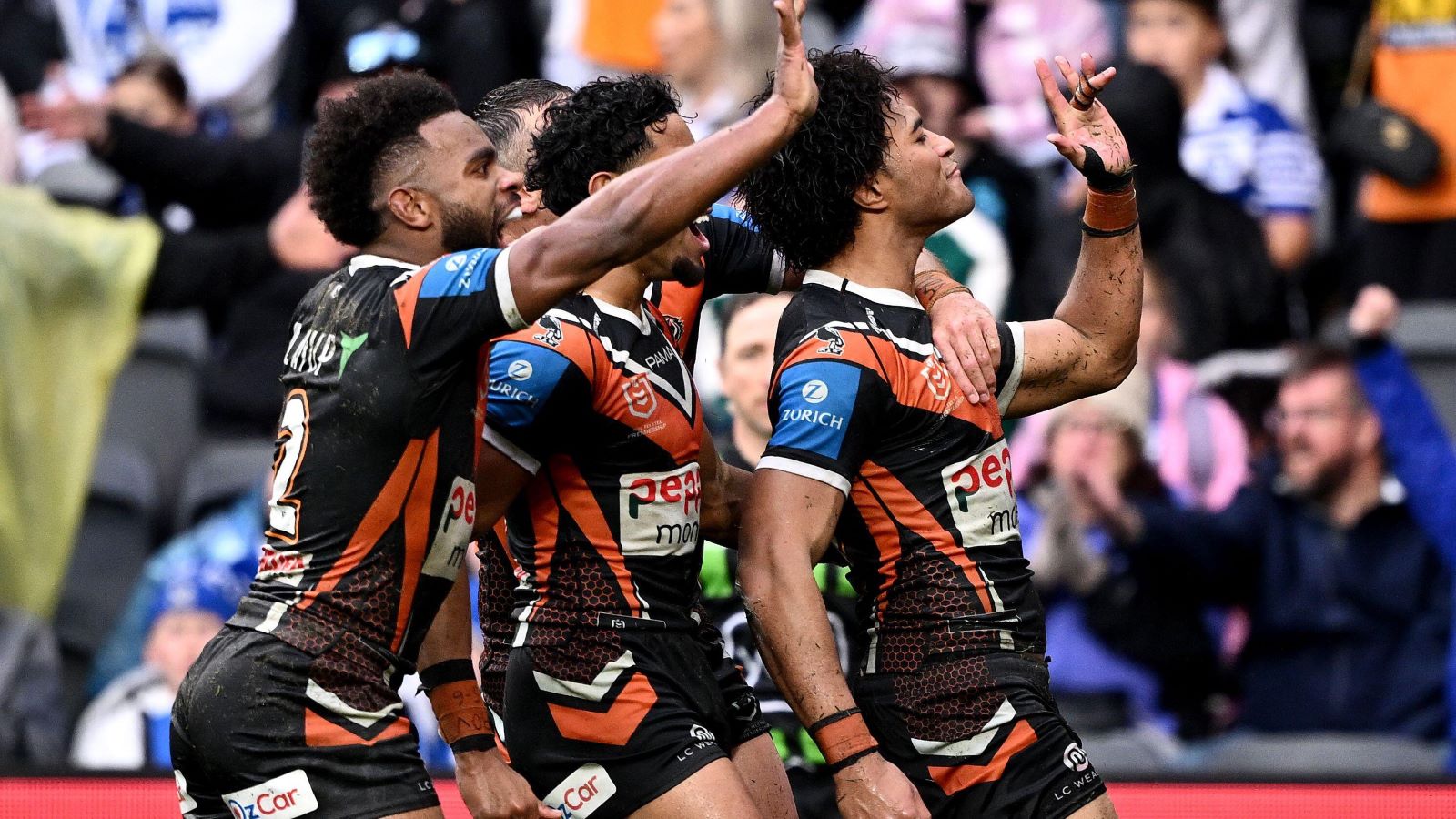 Wests Tigers stars sanctioned over offensive gestures during celebrations